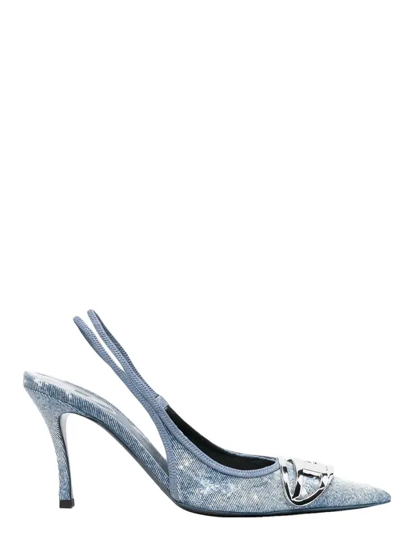 DIESEL D-venus 80mm Slingback Pumps - Blue