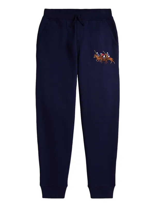 Ralph Lauren Triple-pony Fleece Jogger Pant - Newport Navy