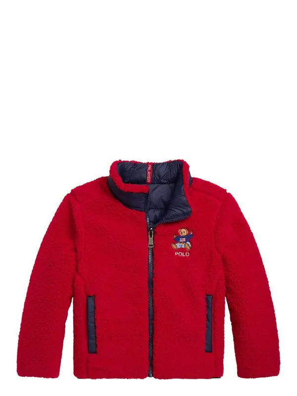 Ralph Lauren P-layer 2 Reversible Mockneck Jacket - Ralph Red/newport Navy