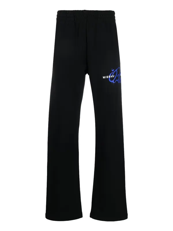 MISBHV X Ufo361 Logo-print Track Pants - Black