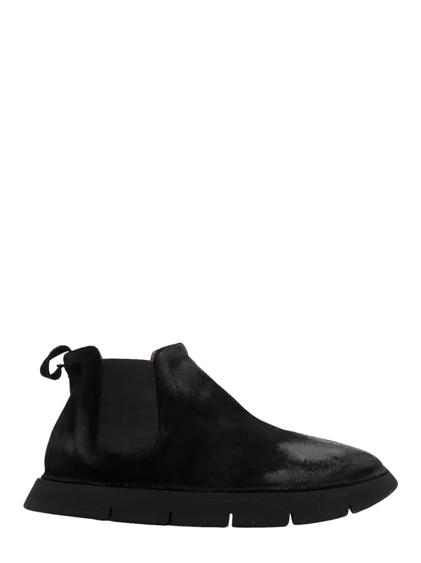 Marsèll Intagliata Suede Chelsea Boots - Black