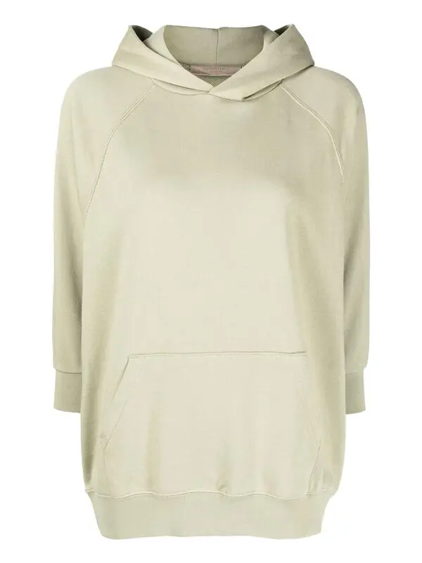 Fear Of God Cotton Pullover Hoodie With Number Print - Green