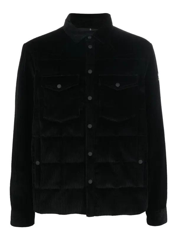 Moncler Gelt Down Shirt Jacket - Black