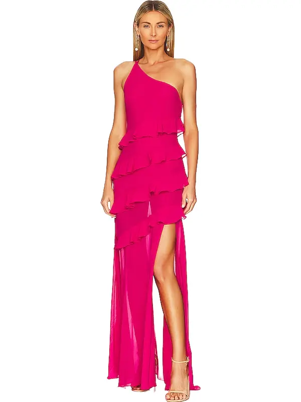 LOVERS AND FRIENDS Junette Gown - Magenta Pink