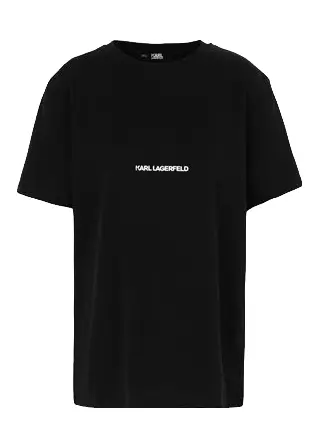 Karl Lagerfeld Logo T-shirt - Black