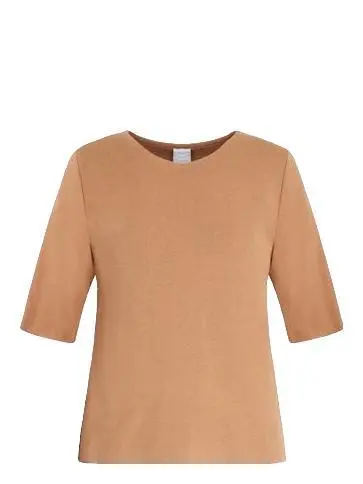 8 BY YOOX Viscose Blend Crew-neck Short-sleeve Sweater - Beige
