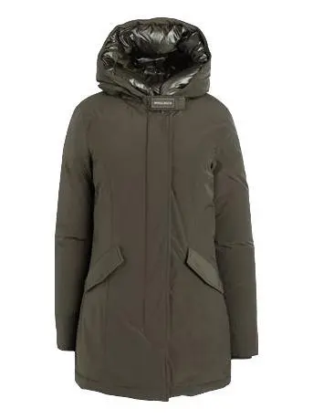 Woolrich Arctic Parka Puffer Military Polyester Down Coat - Green