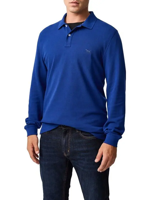 Rodd & Gunn Gunn Piqué Polo - Dark Cobalt