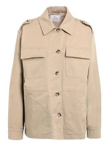 Woolrich Twill Overshirt - Beige