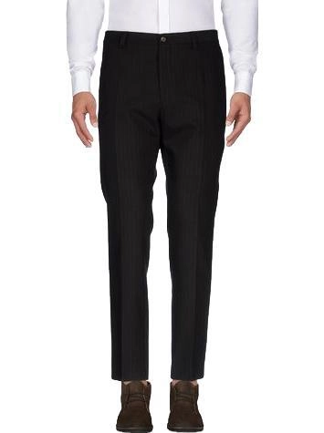 Dolce & Gabbana Herringbone Cotton And Virgin Wool Chinos - Brown