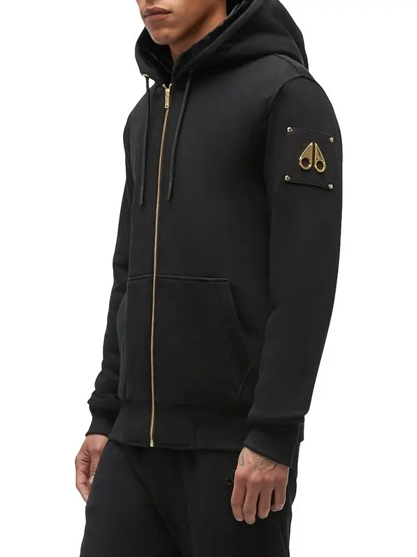 Moose Knuckles Gold Capsule Linden Bunny Hoodie - Black