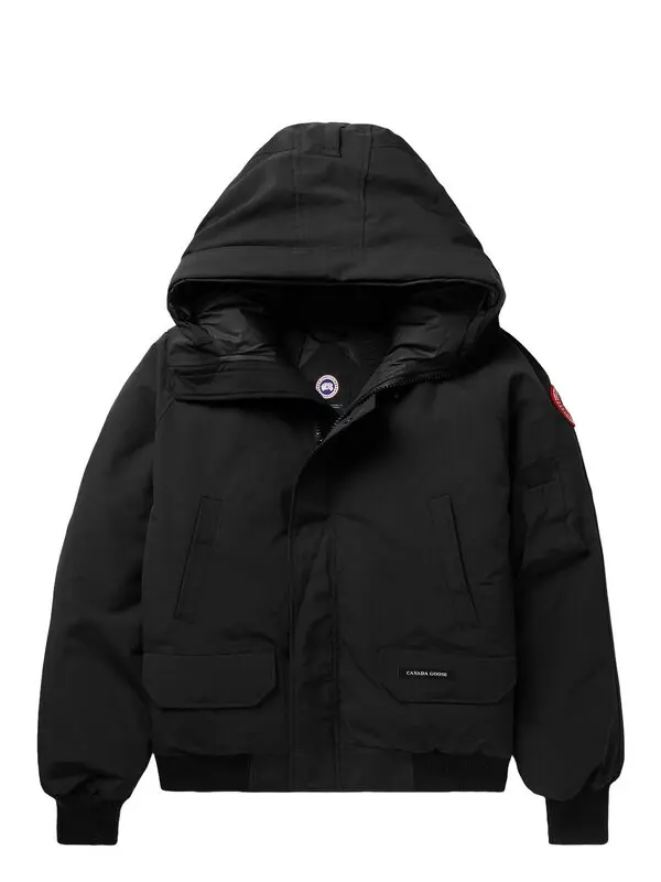 Canada Goose Chilliwack Arctic Tech® Hooded Down Bomber Jacket - Black