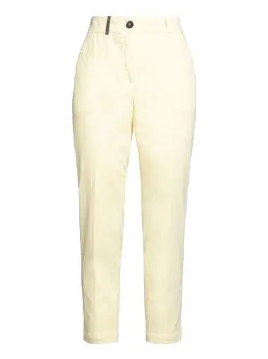 Peserico Tapered Twill Pants - Yellow