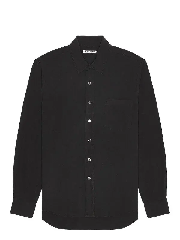 Our Legacy Classic Silk Shirt - Black