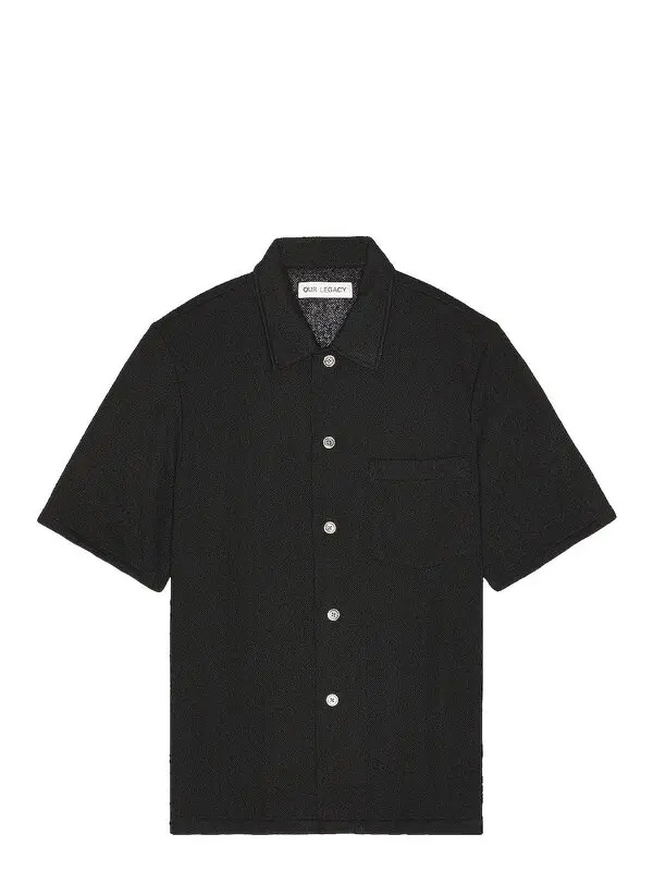 Our Legacy Box Short Sleeve Shirt - Black