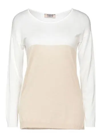 TSD12 Knitted Lightweight Sweater - Beige