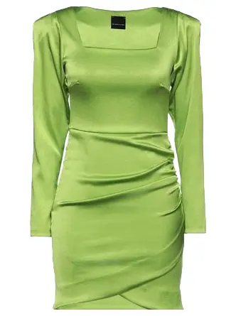 MARC ELLIS Mini Satin Dress - Green