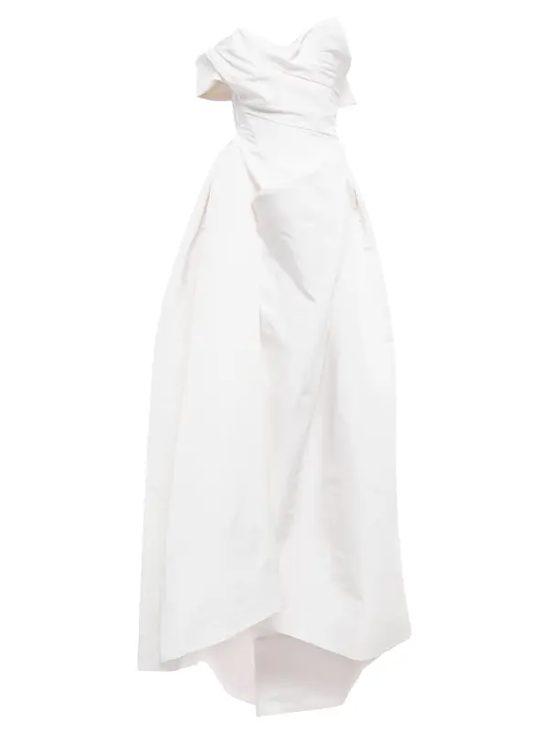 VIVIENNE WESTWOOD Bridal Freyja One-shoulder Gown - White