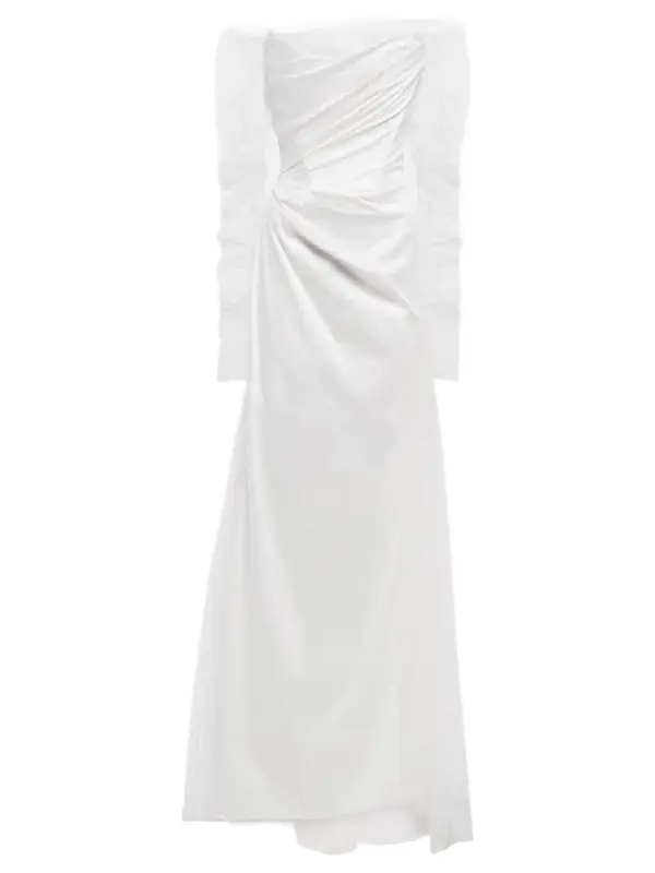 VIVIENNE WESTWOOD Bridal Rhea Satin And Tulle Gown - White