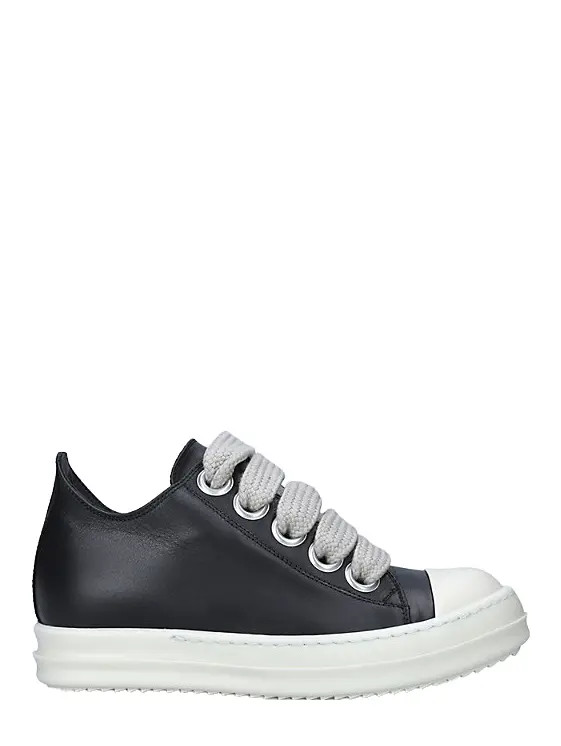 Rick Owens Classic Toe-cap Low-top Trainers - Blk/white