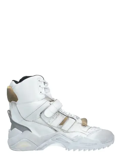 MAISON MARGIELA Soft Leather Sneakers - White