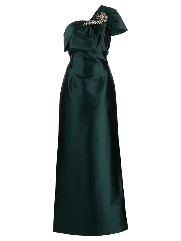 Sachin & Babi Ines Crystal-embellished Gown - Green