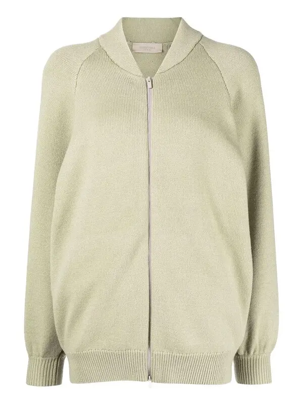 Fear Of God Zip-up Knitted Jacket - Green