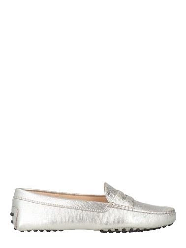 TOD'S Leather Loafers - Grey