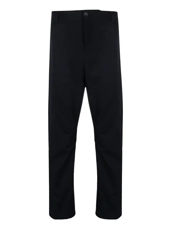 LANVIN Slim-fit Cotton Trousers - Blue