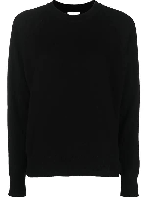 BARRIE Crew-neck Cashmere Jumper - Black