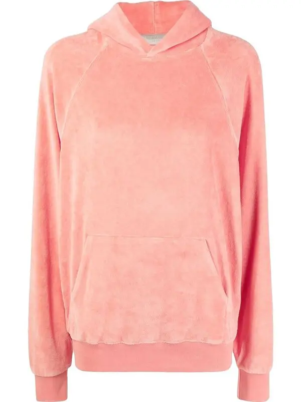 Fear Of God Velour Hoodie - Orange