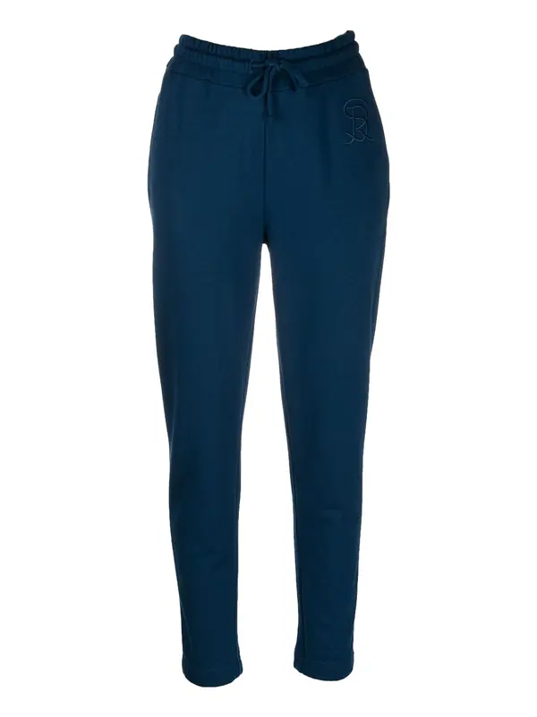 Sonia Rykiel Paris Logo-embroidered Track Pants - Blue