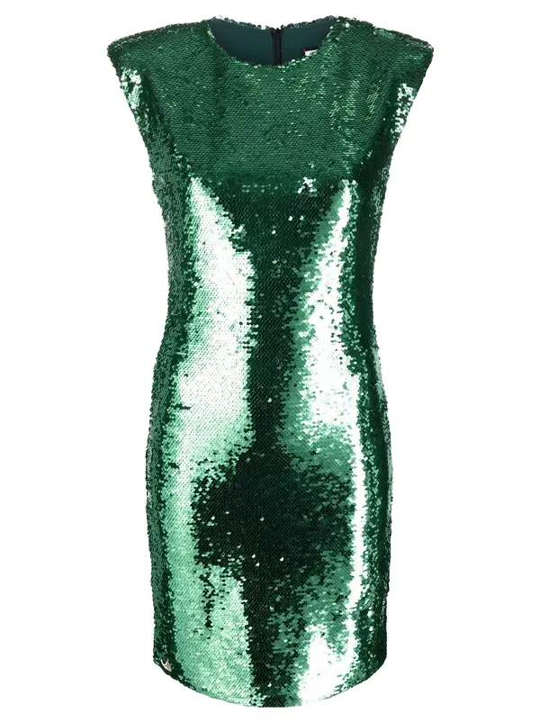 Philipp Plein Sequin-embellished Dress - Green