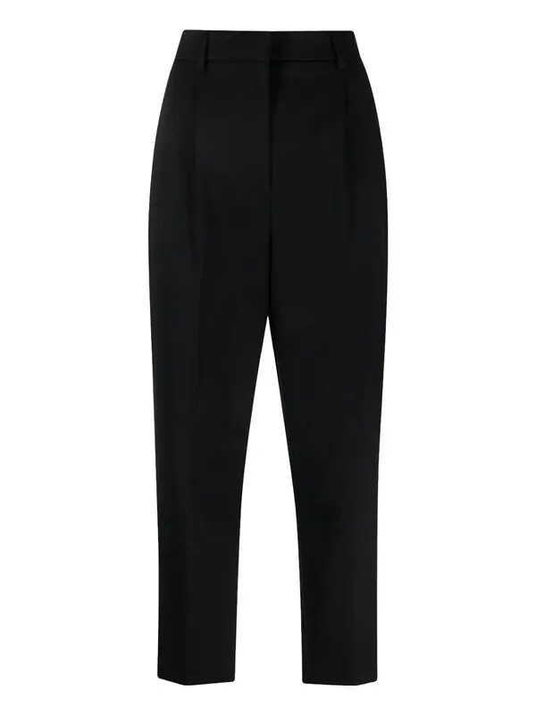 LANVIN High-rise Tailored Trousers - Black