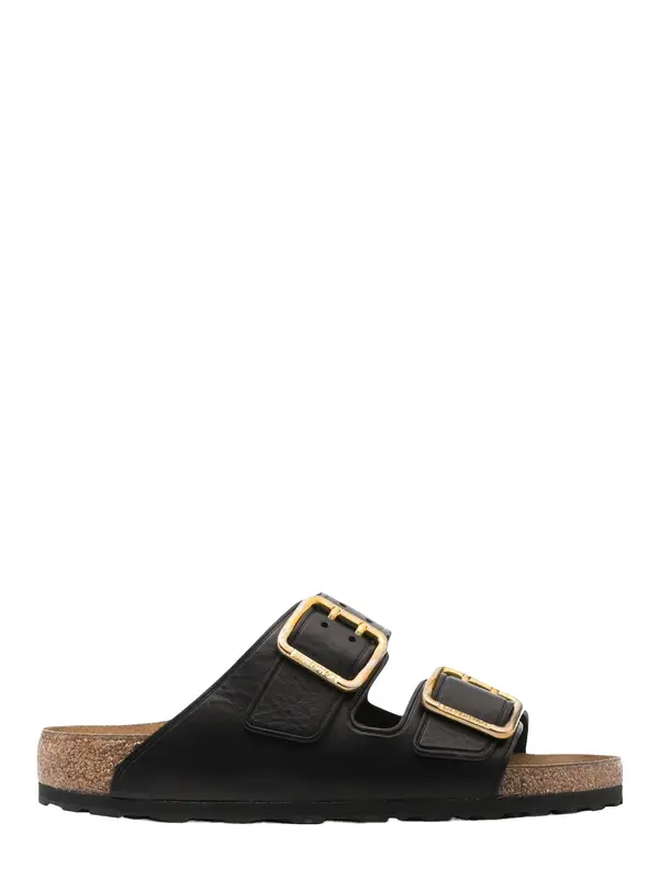 BIRKENSTOCK Double-strap Leather Sandals - Black