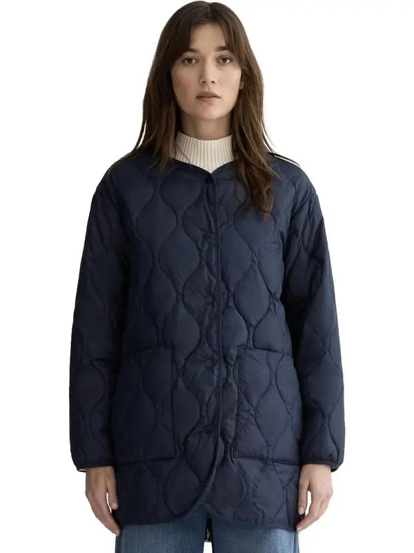 Everlane Quilted Liner - Navy
