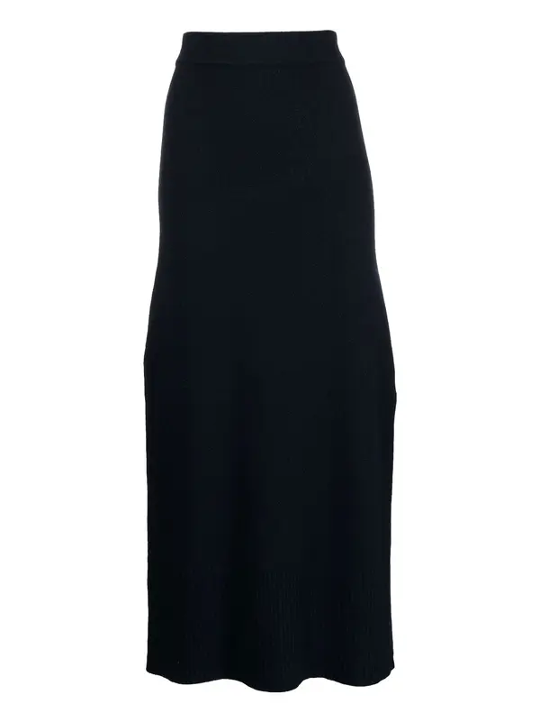 Altuzarra High-waisted Knitted Midi Skirt - Blue