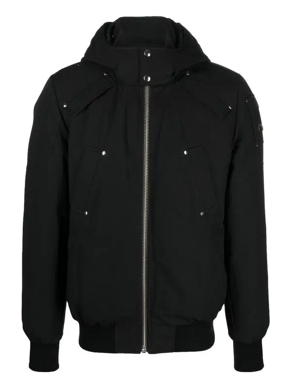 Moose Knuckles Ballistic Bomber Jacket - Black