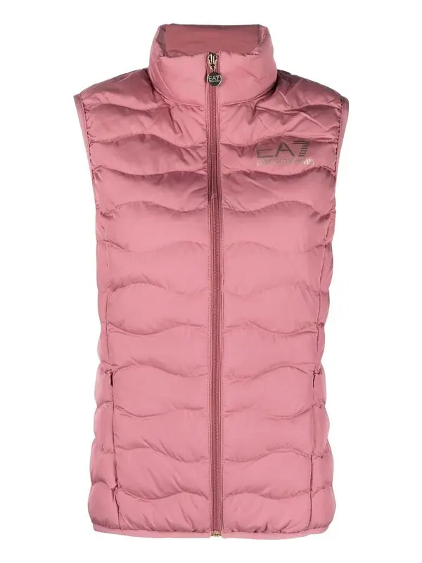 Emporio Armani Core Padded Gilet - Pink