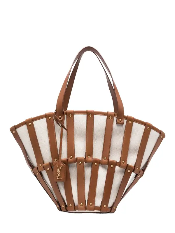 Saint Laurent Panier Basket Tote - Brown