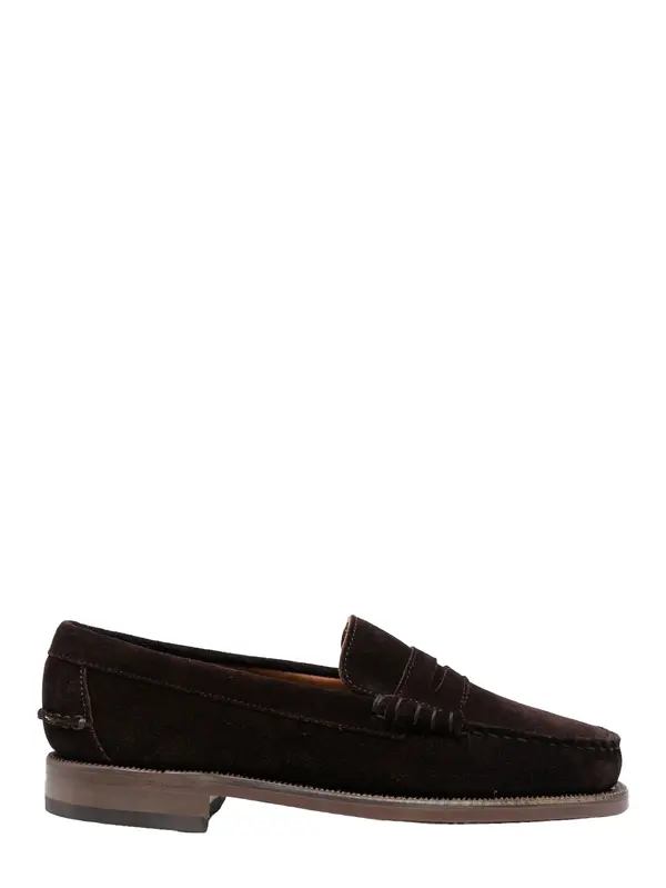 SEBAGO Round-toe Penny Loafers - Brown