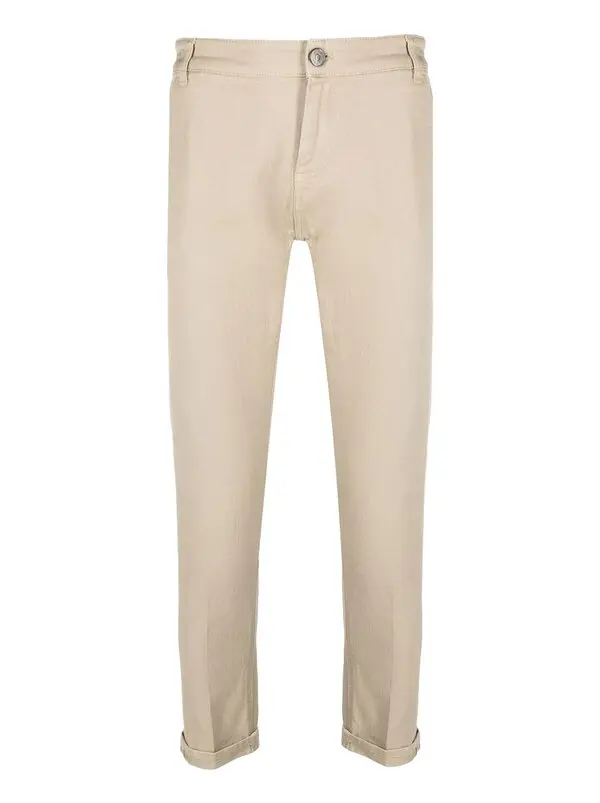 PT TORINO Mid-rise Slim-fit Jeans - Neutrals