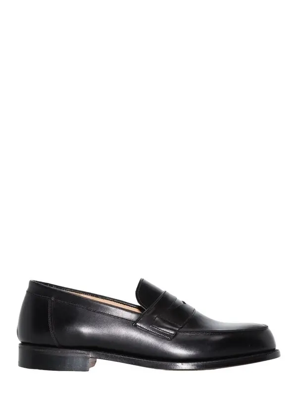 Grenson Epsom Leather Loafers - Black
