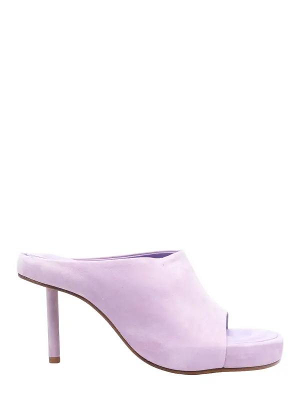 Jacquemus Moulded Calf-suede Sandals - Purple