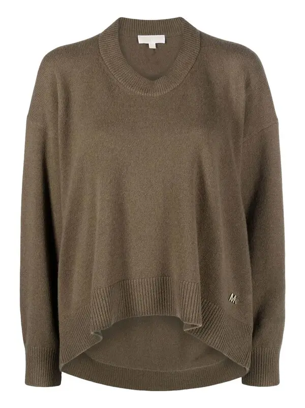 Michael Kors Oversize Knitted Jumper - Green