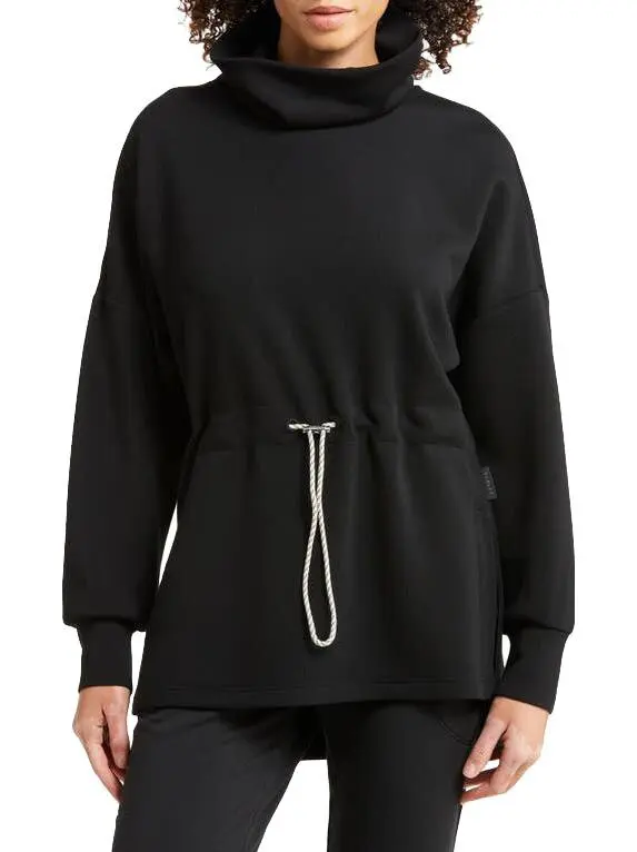Varley Freya Funnel Neck Sweatshirt - Black