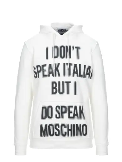 Moschino Cotton Sweatshirt - White