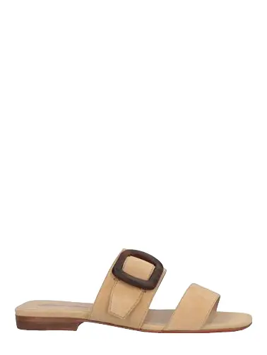 Santoni Leather Sandals - Beige
