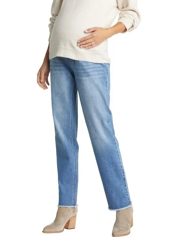 1822 Denim Over-the-bump Relaxed Straight Leg Maternity Jeans - Samuel
