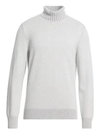 GRAN SASSO Turtleneck Knit Top - Grey